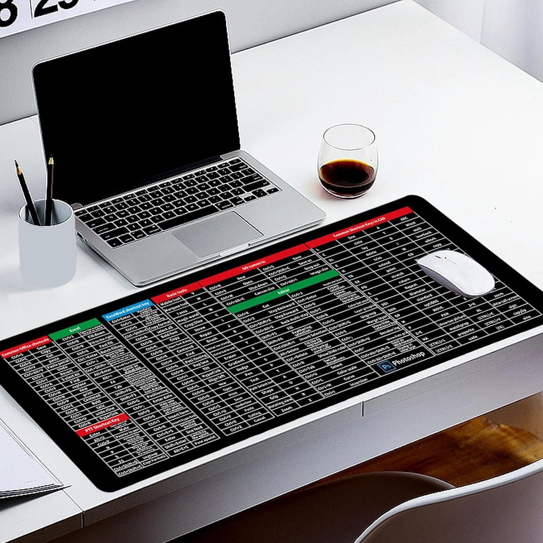 Anti-slip Keyboard Pad With Shortcut Key Patterns – Home Asthetics